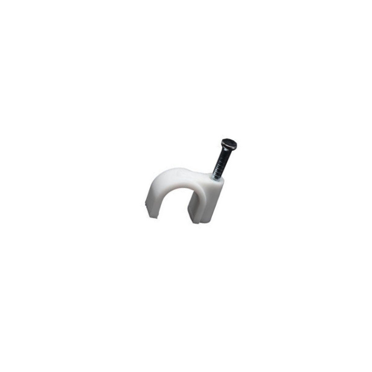 CABLE CLIP 7MM ROUND WHITE/100 – Security Superstore