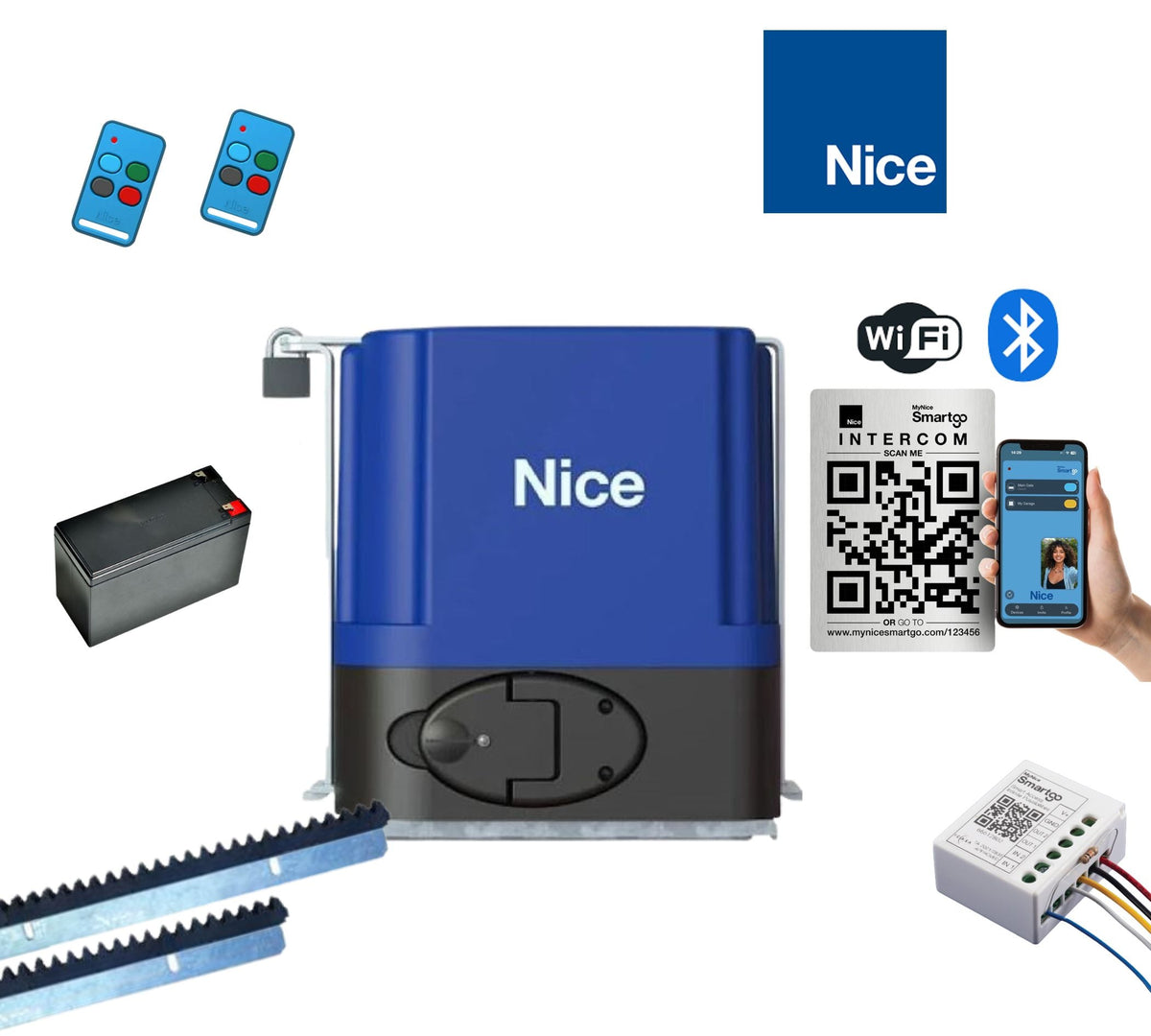 NICE DRIVE 500 ONPLATE SmartGo FULL KIT – Security Superstore