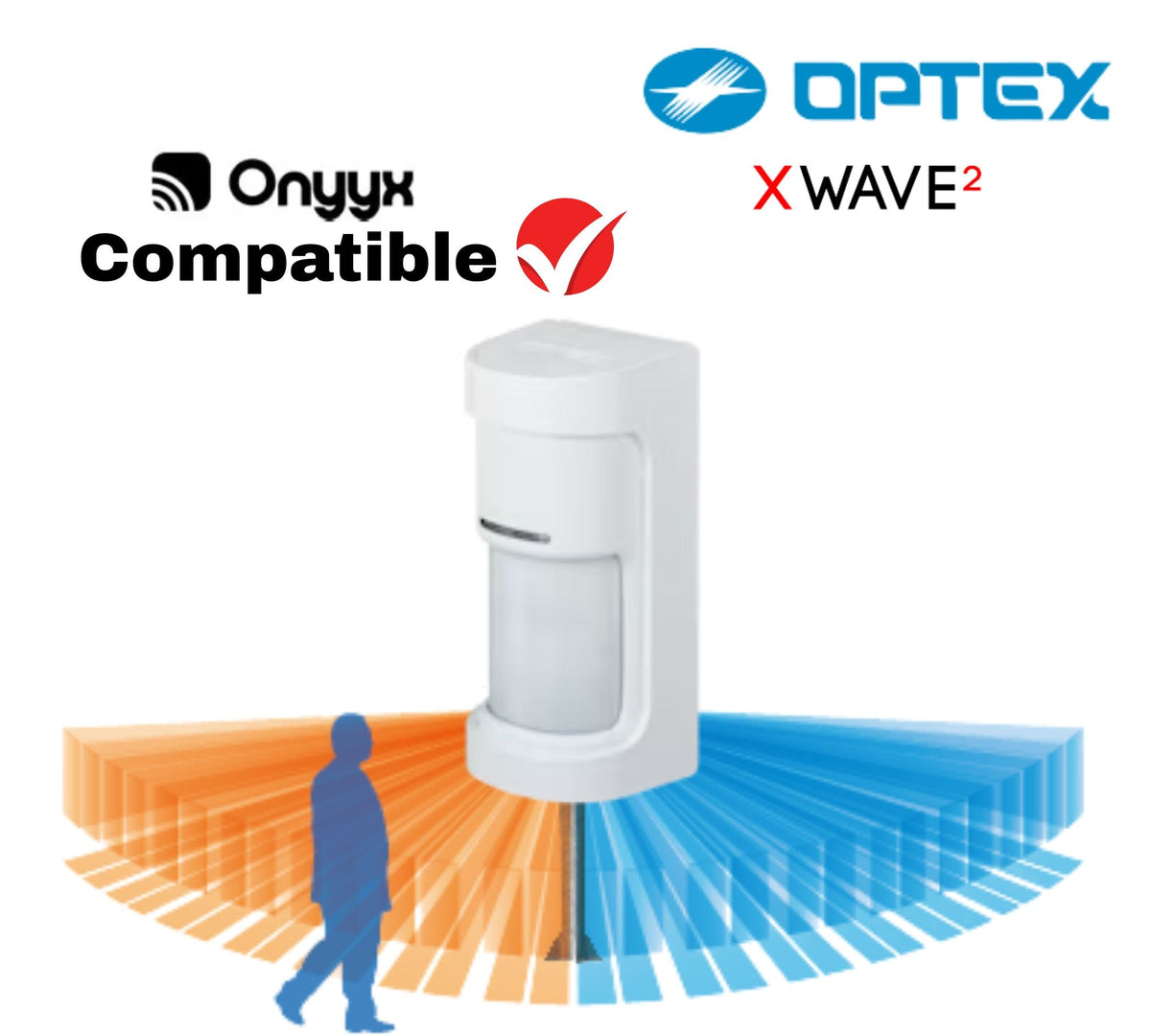 OPTEX Xwave2 WXI-R 180degree 12m Wireless Outdoor Detector – Security ...